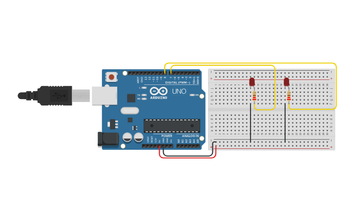 Circuit design TP2 : part1:A1:2 - Tinkercad