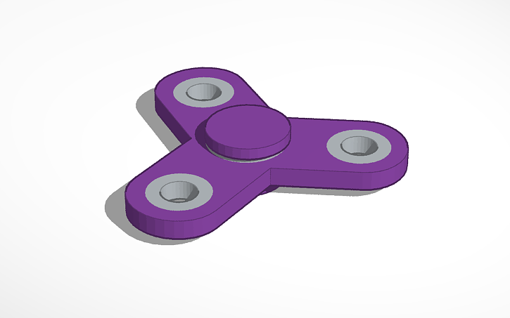 3D design Fidget spinner - Tinkercad