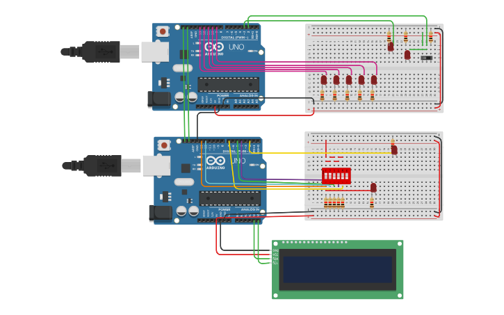 Circuit design PRACTICA 7 - Tinkercad