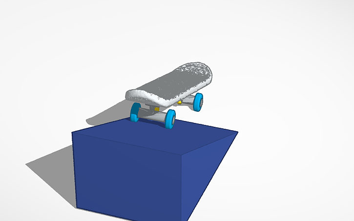 3D design Copy of Skateboard & Skatepark Challenge - Tinkercad