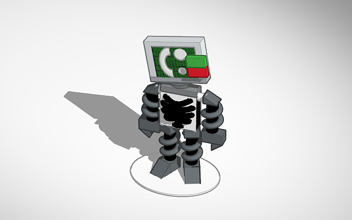 3D design badware die of death idle figure - Tinkercad