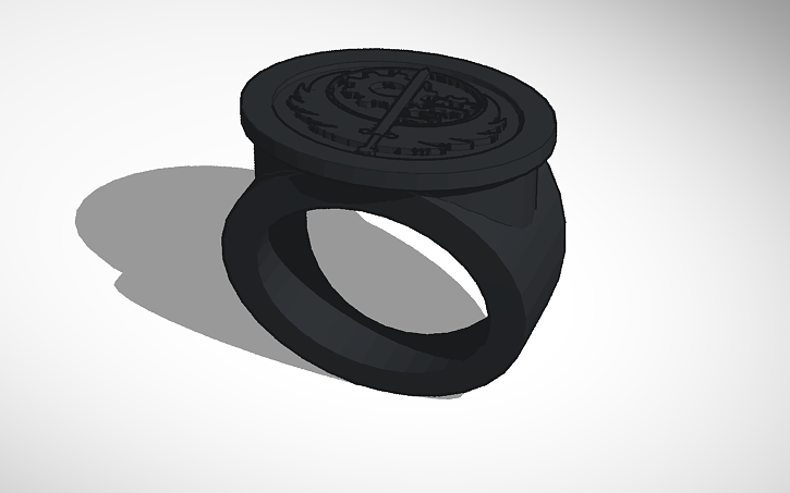 3D design Brotherhood emblem - Tinkercad