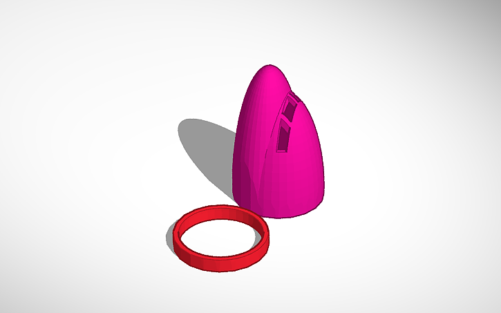 3D design airplane cockpit - Tinkercad