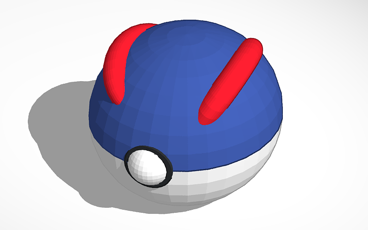 3D design super ball - Tinkercad