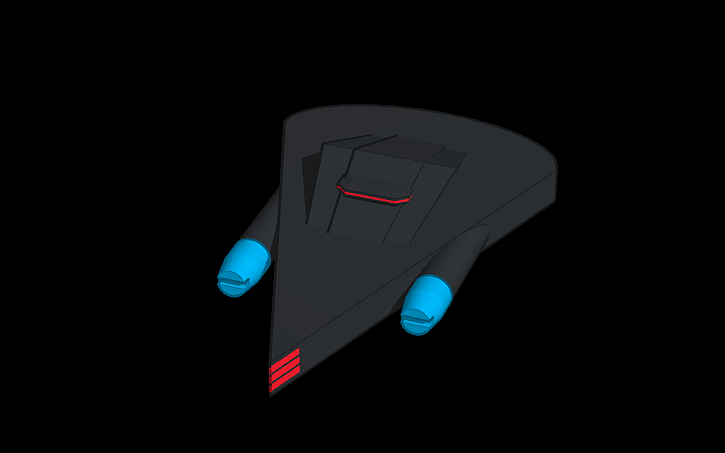 3D design EMP Ship - Tinkercad