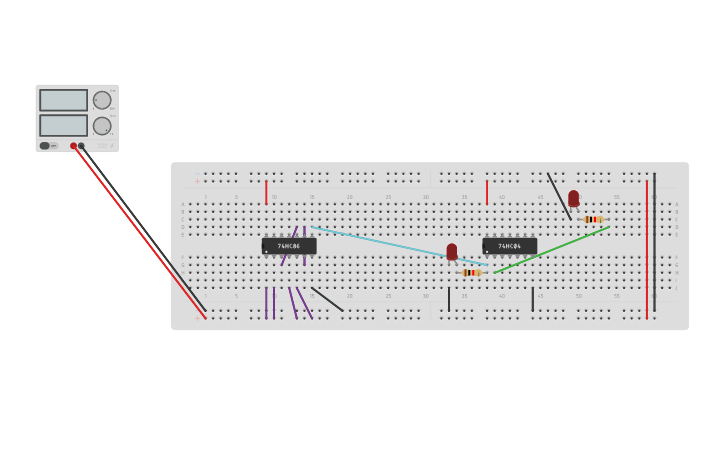 Circuit Design 4 Bit Even And Odd Parity Generator Tinkercad