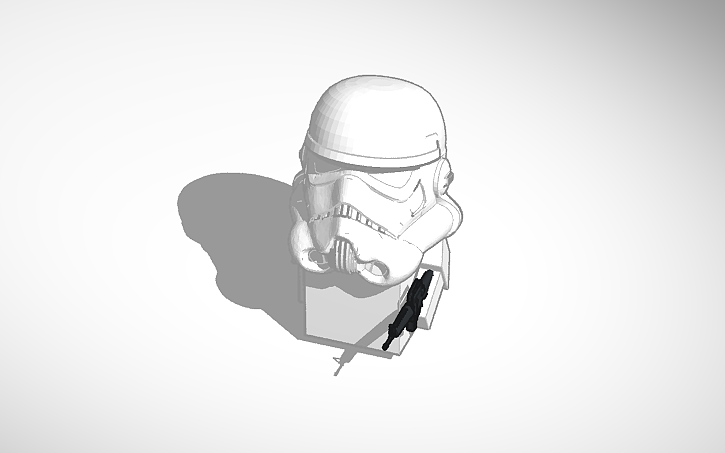 3D design Stormtrooper - Tinkercad