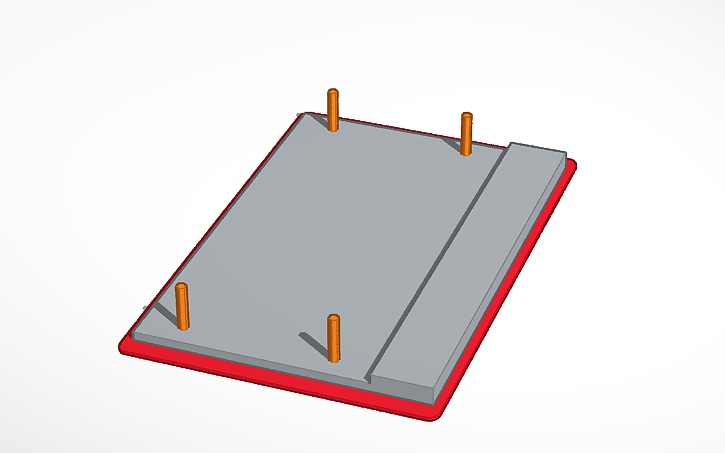 3D design Sunfounder touchscreen 10" - Tinkercad