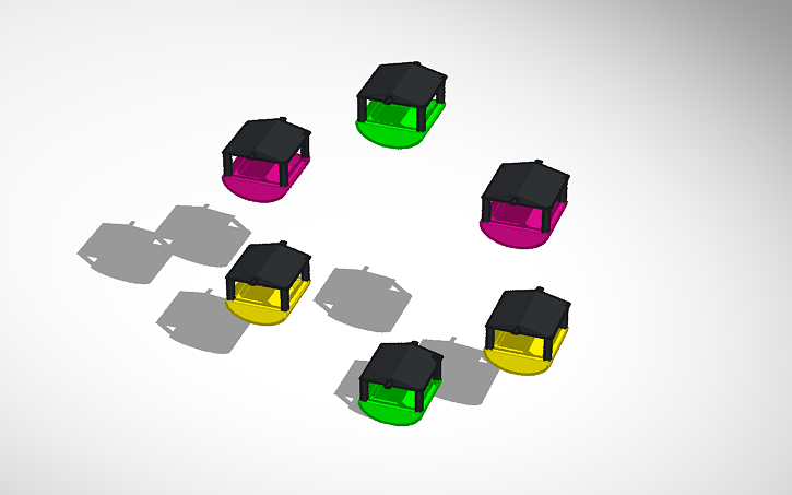 3D design Wind Toy - Tinkercad