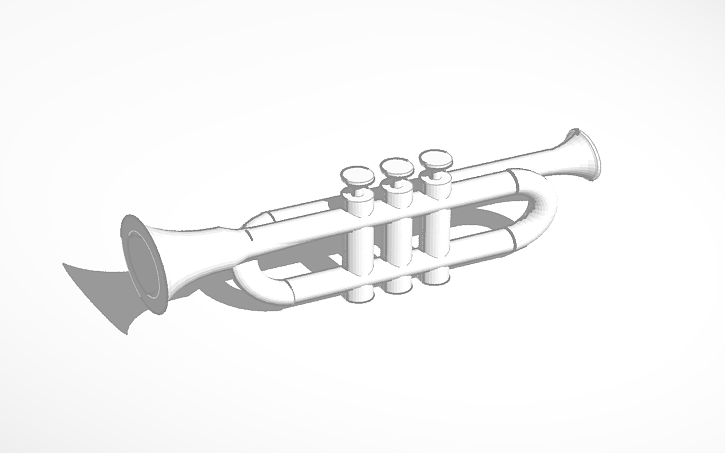 3D design Trumpet - Tinkercad