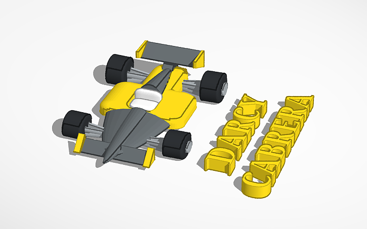 3D design f1 - Tinkercad