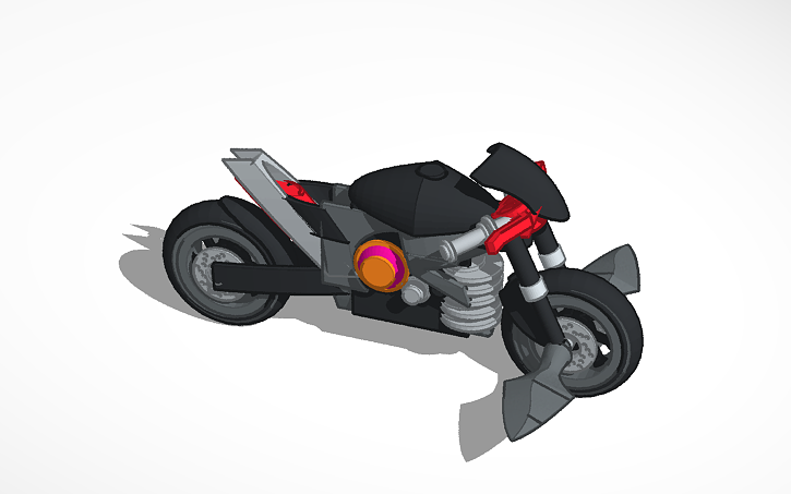 3D design motorcycle - Tinkercad