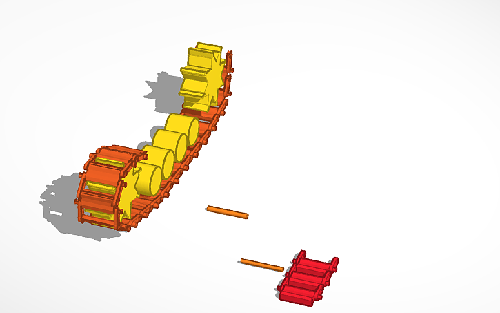 3D design chenille - Tinkercad