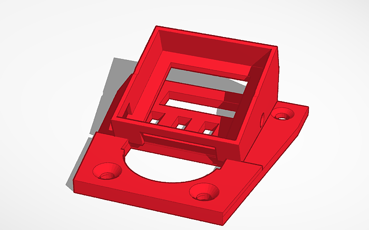 3D design GPS MOUNT Mark4 Front - Tinkercad