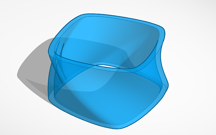 3D design Curved Arena - Tinkercad