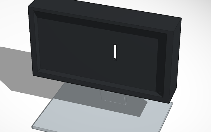 3D design MONITOR RASPBERRY - Tinkercad