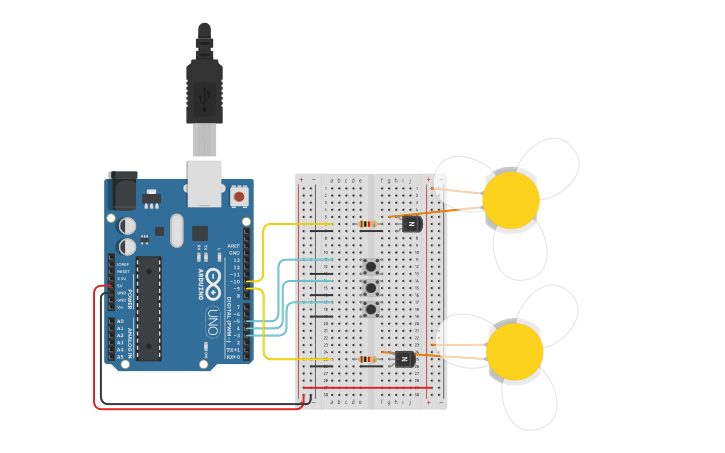 Circuit design Copy of Biomedical Workshop - ECS200 - Partial - Tinkercad
