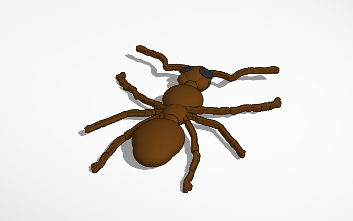 3D design Brown ant! - Tinkercad