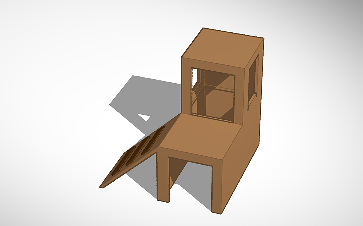 3D design Rat House Project - Tinkercad