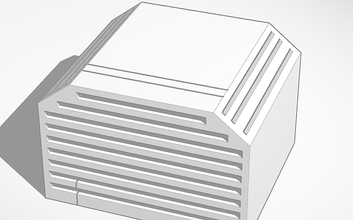 3D design Fan Box - Tinkercad