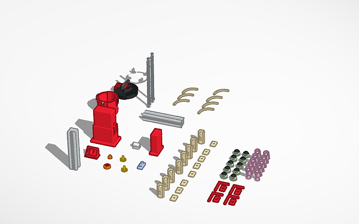 3D design Metal Lathe - Tinkercad
