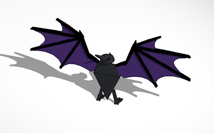 3D design Bat - Tinkercad