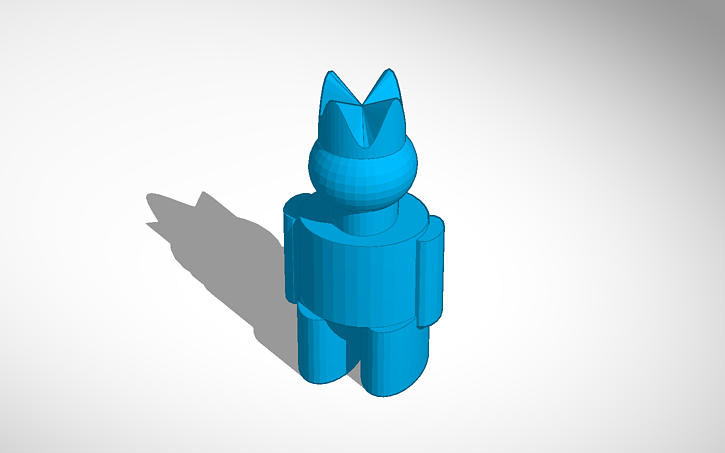 3D design Mini Figure 2 - Tinkercad