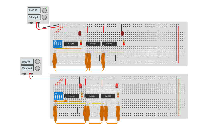Circuit design sheet 3 - Tinkercad