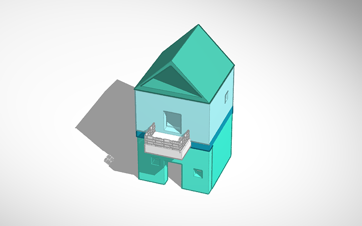 3D design duey bluey - Tinkercad