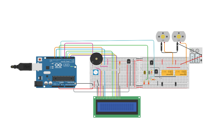 Circuit design Proyecto Semestral - Tinkercad