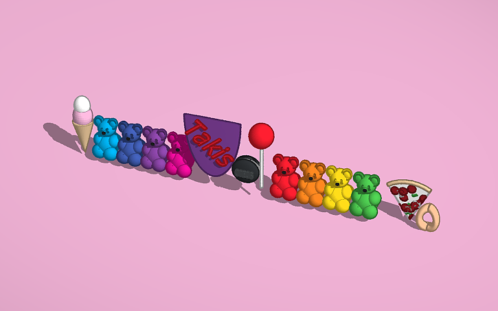 3D design All my favorite snacks in one!!!!:) - Tinkercad