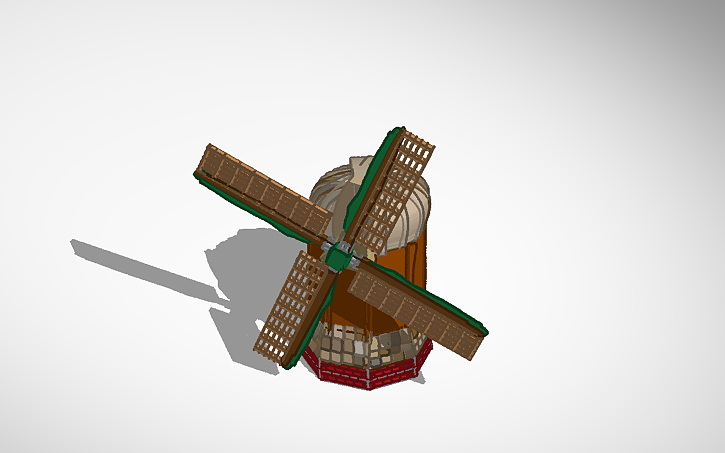 3D design Scribble Windmill - Tinkercad