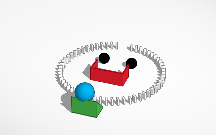 3d Design Copy Of Pixel Art Domino Contest Tinkercad