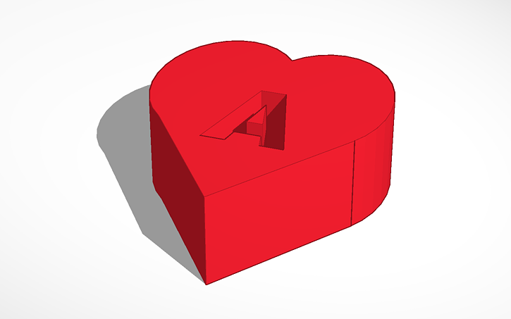 3D design Heart - Tinkercad
