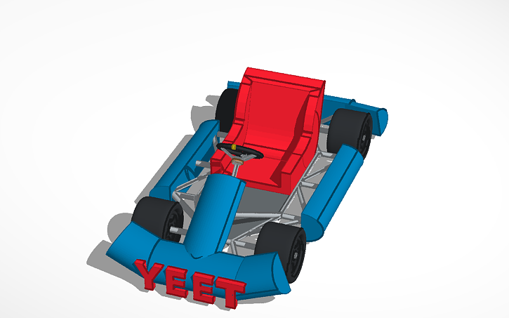 3D design go kart - Tinkercad