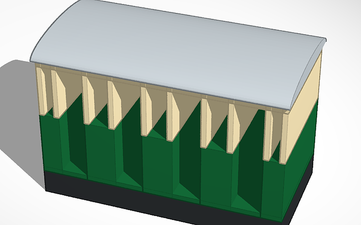 3D design Skarloey Railway coach V2 - Tinkercad