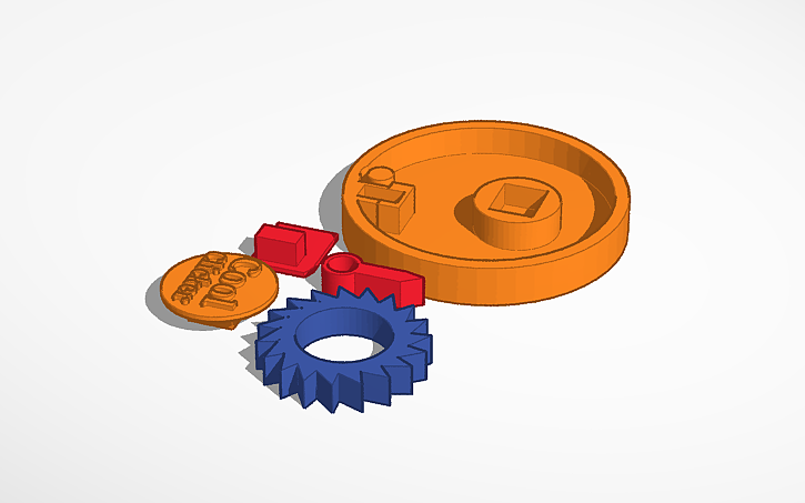3D design Cool Clicker - Tinkercad