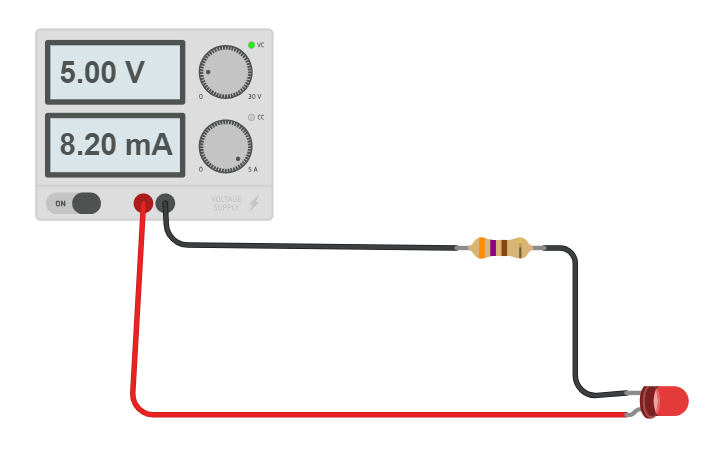 Circuit design Maximum power transfer theorem circuit - Tinkercad