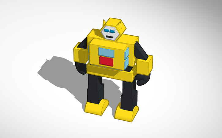3D design Transformers Bumblebee - Tinkercad