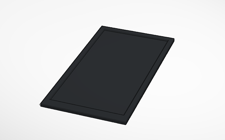3D design picture frame - Tinkercad