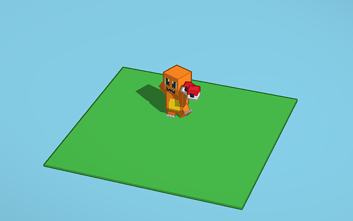 3D design Charmander - Tinkercad