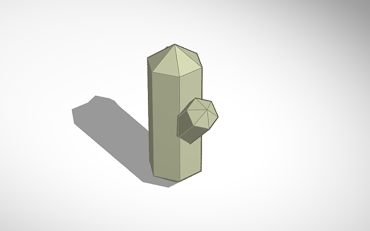 3D design Single Crystal - Tinkercad