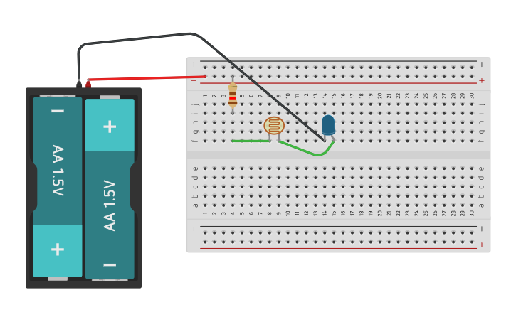 Circuit design LDR-LED_01-10-2020 - Tinkercad