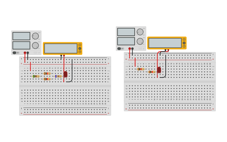 Circuit design Percobaan Thevenin - Tinkercad