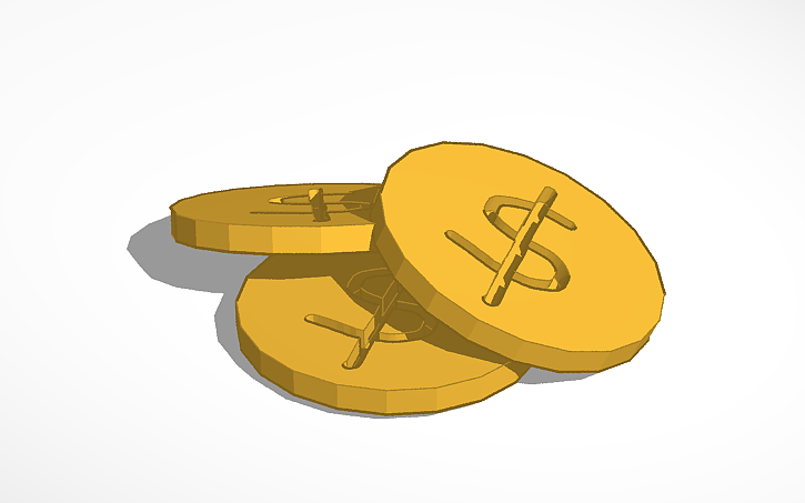3D design Coins - Tinkercad