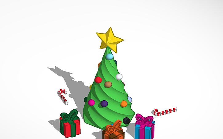 3D design christmas!!! - Tinkercad