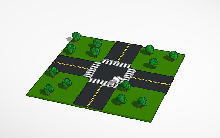 3D design Intersection - Tinkercad