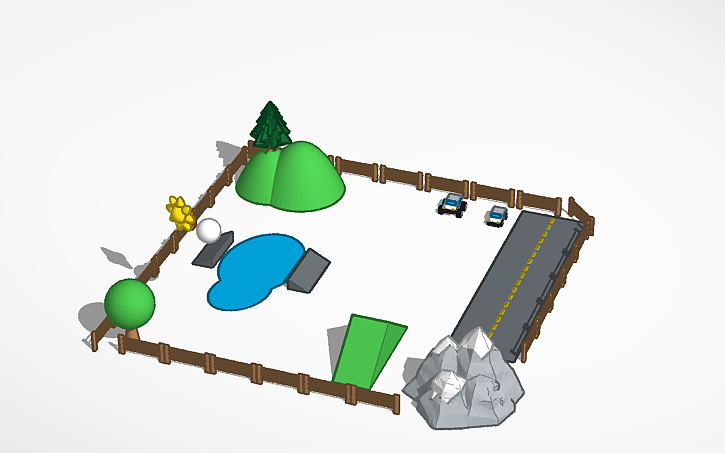 3D design Two cool-looking simlab cars - Tinkercad