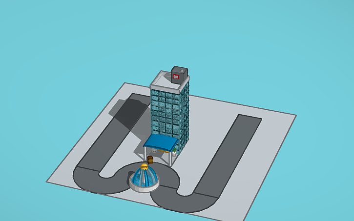 3D design Office building - Tinkercad