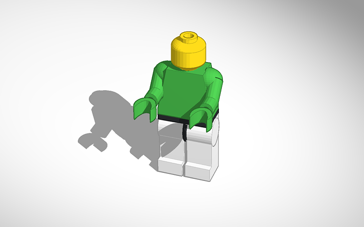 3D design Lego Man - Tinkercad